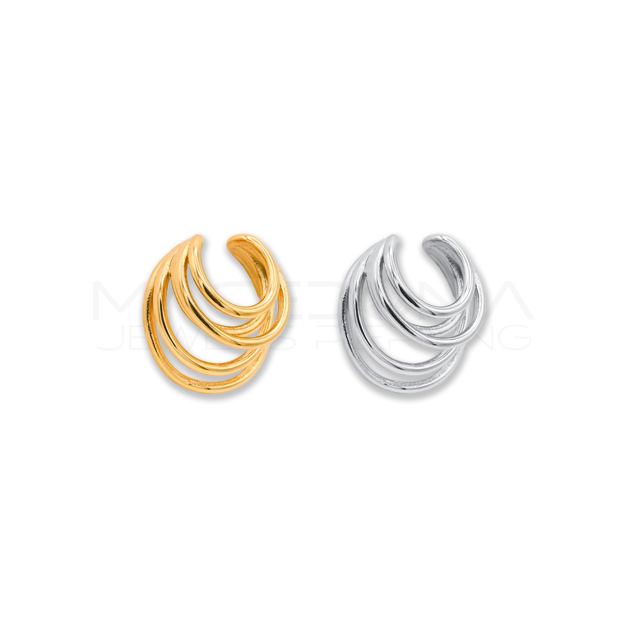 MEZZO CERCHIO A 4 FASCE FAKE - Macedonia Jewels Piercing